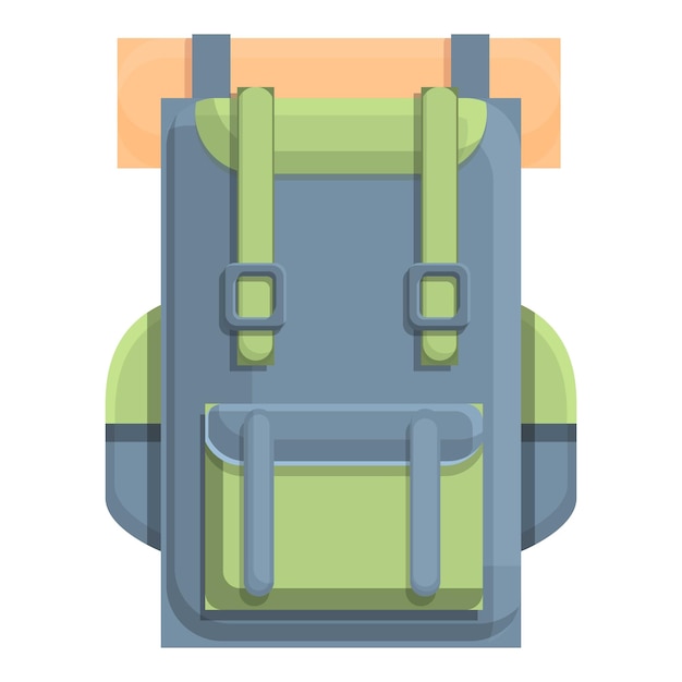 Vibrant Green and Gray Backpack | Jiffy Designs