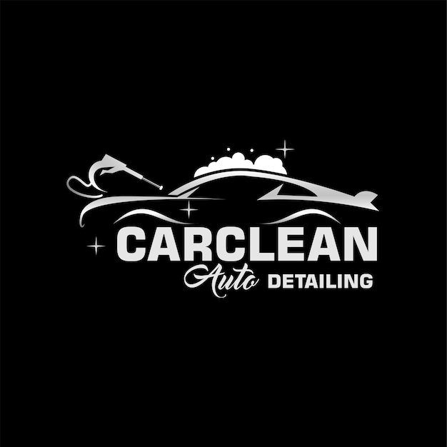 Sleek Automotive Detailing Service with Stylized Car Silhouette | Jiffy ...