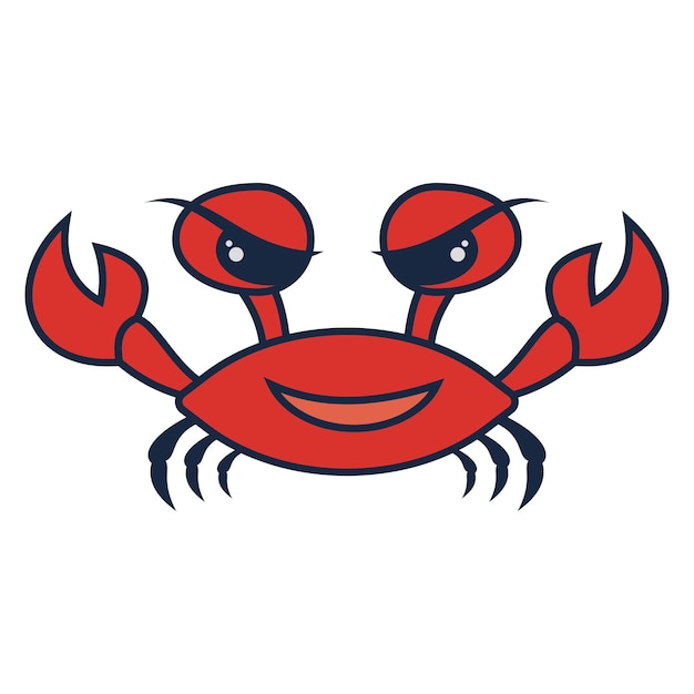 Charming Crimson Crab with Playful Personality | Jiffy Designs
