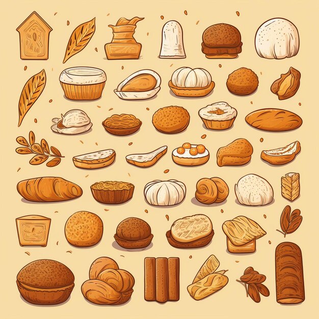 Delightful Baked Delicacies: A Mouthwatering Assortment of Breads and ...