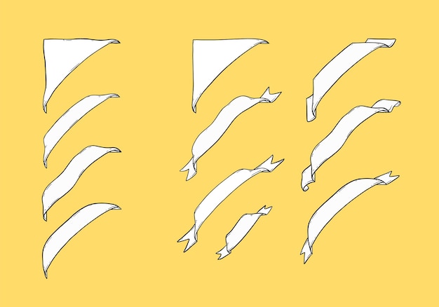 Playful Swooping Shapes: A Whimsical Geometric Illustration | Jiffy Designs