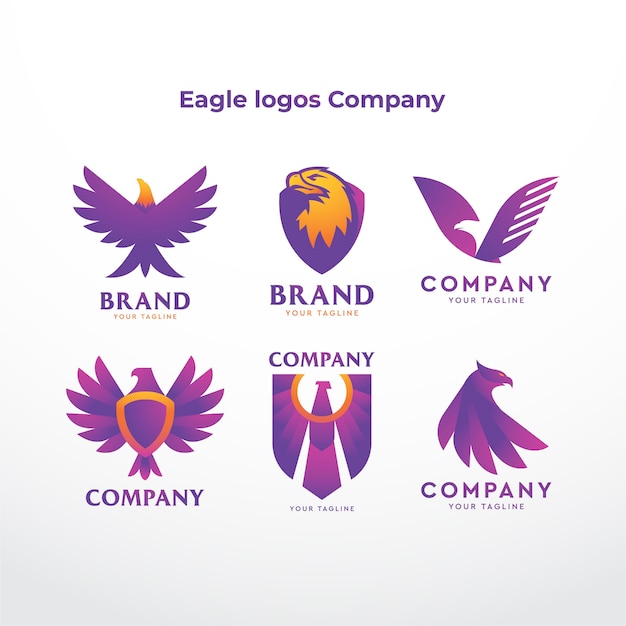 Majestic Eagle Emblems: A Soaring Brand Identity Collection | Jiffy Designs