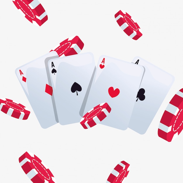 Vibrant Playing Cards Cascading Against White Background | Jiffy Designs