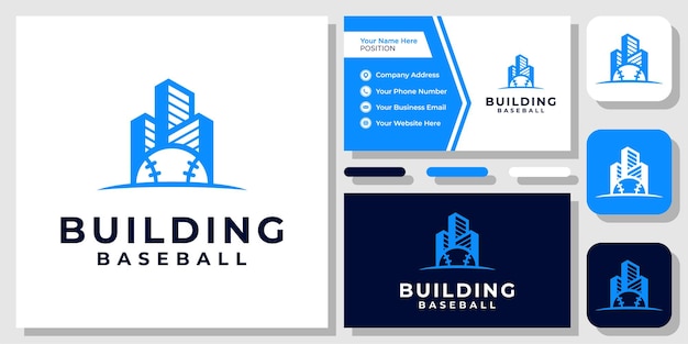 Striking Building Baseball Logo and Branding Collection | Jiffy Designs
