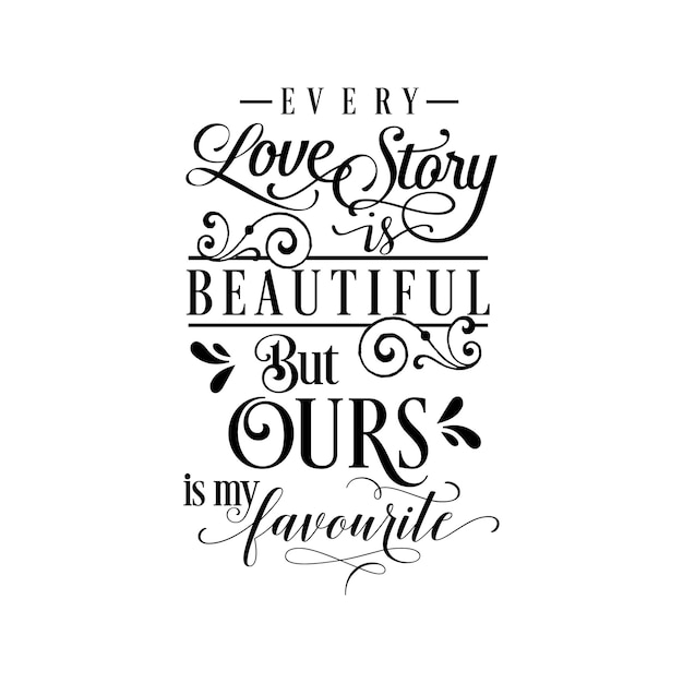 Romantic Typographic Design with Elegant Calligraphic Lettering | Jiffy ...