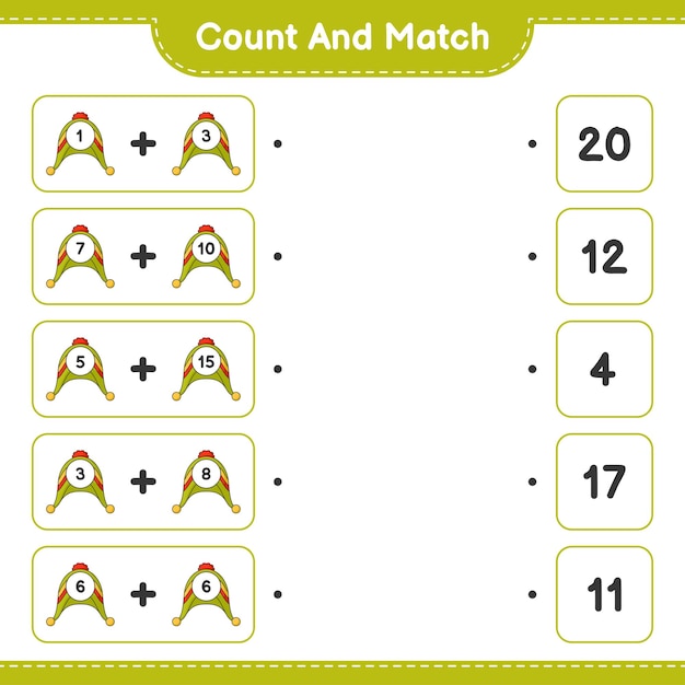Playful Penguin Math Matching Game | Jiffy Designs