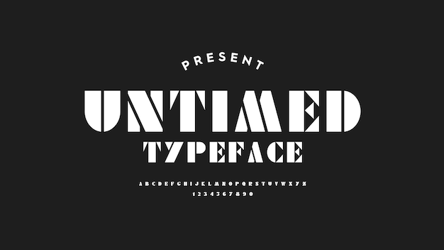 Untamed Typeface: A Bold and Captivating Display Font | Jiffy Designs