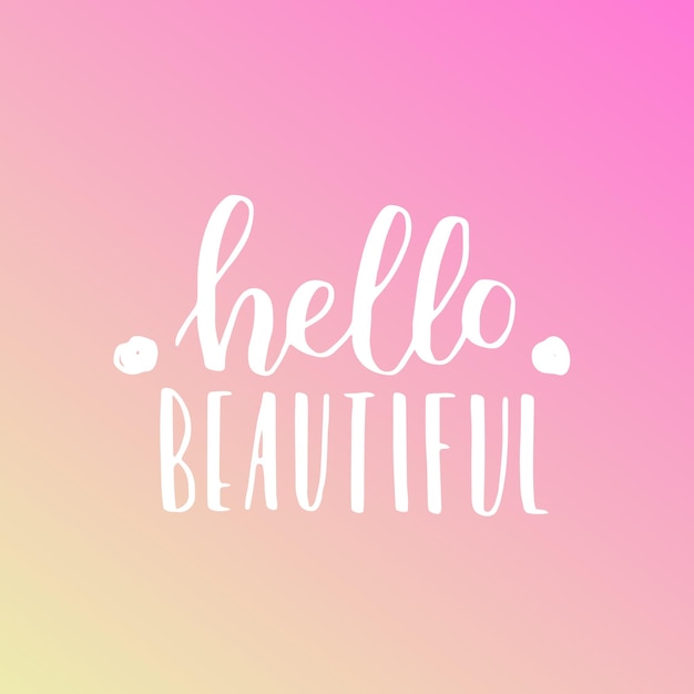 Vibrant Gradient Lettering with Warm Cursive Greeting | Jiffy Designs