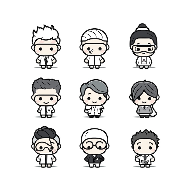 Diverse Collection of Charming Illustrated Characters | Jiffy Designs