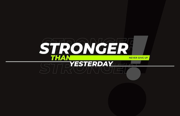 Motivational Slogan with Powerful Typographic Design | Jiffy Designs