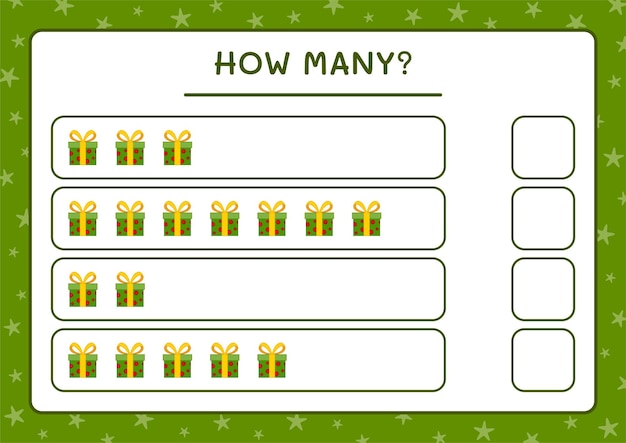 Festive Gift Counting Activity for Children | Jiffy Designs