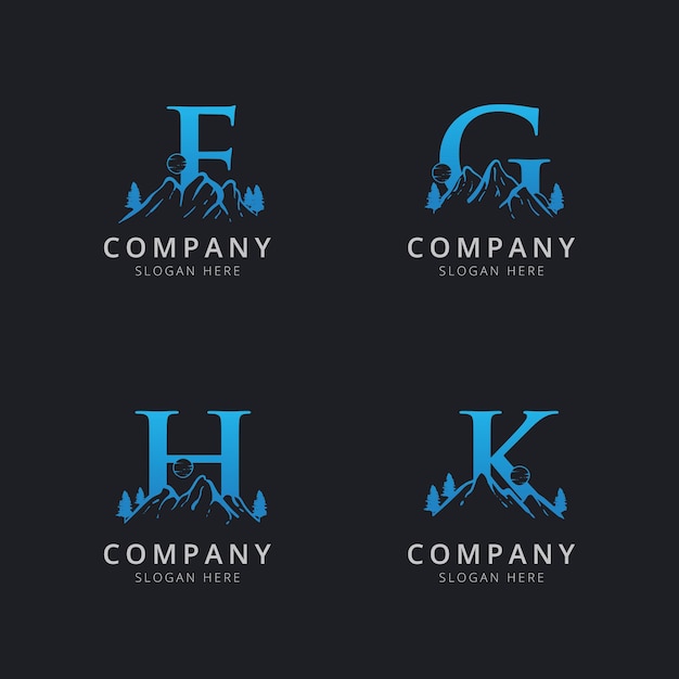 Captivating Monogram Logo Collection with Nature Motifs | Jiffy Designs