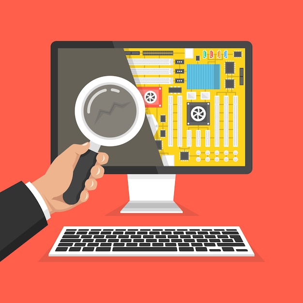 Vibrant Geometric Patterns Displayed on Computer Screen | Jiffy Designs