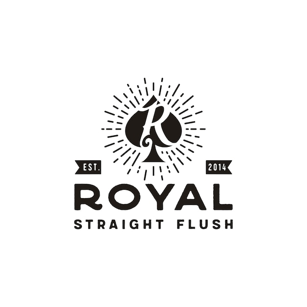 Iconic Spade Symbol Radiates Timeless Elegance in Royal Straight Flush ...