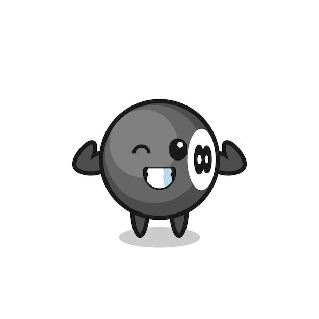 Playful Monochrome Mascot with Expressive Features | Jiffy Designs