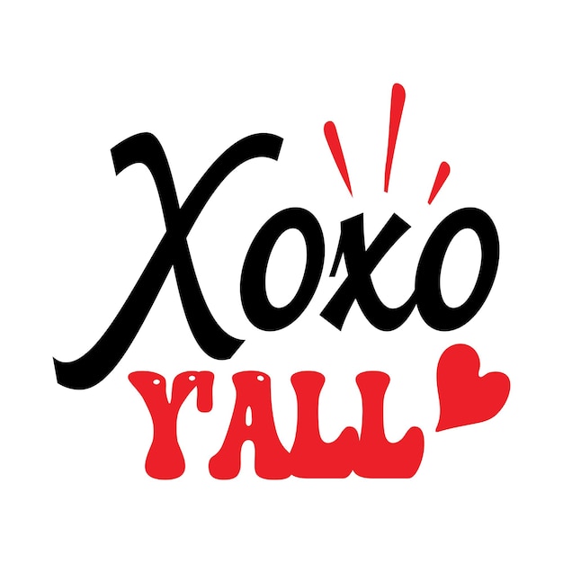 Playful Embrace: Vibrant XOXO Greeting | Jiffy Designs