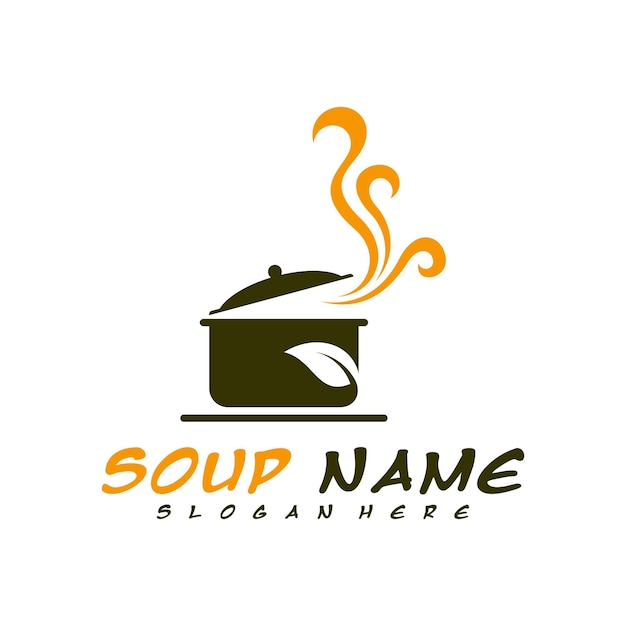 Savory Soup Swirl with Elegant Ceramic Pot Emblem | Jiffy Designs