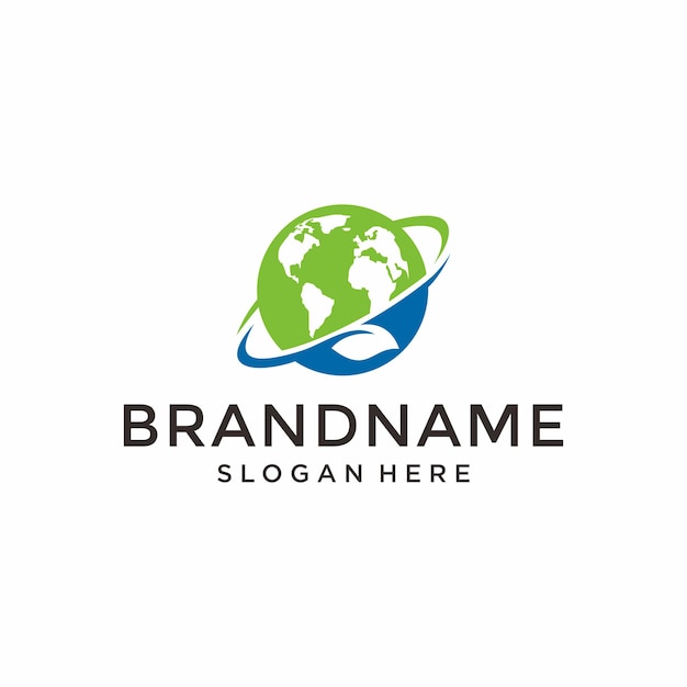 Vibrant Global Connectivity Logo with Swoosh Design | Jiffy Designs