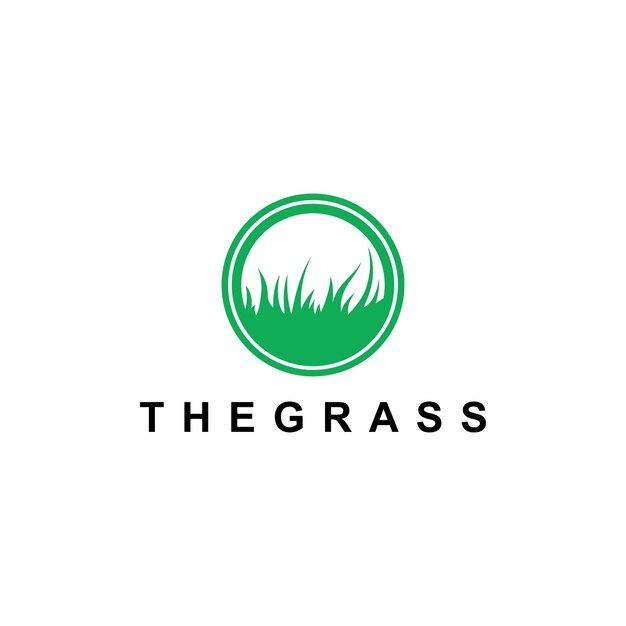 Vibrant Green Grass Circle Logo Design | Jiffy Designs