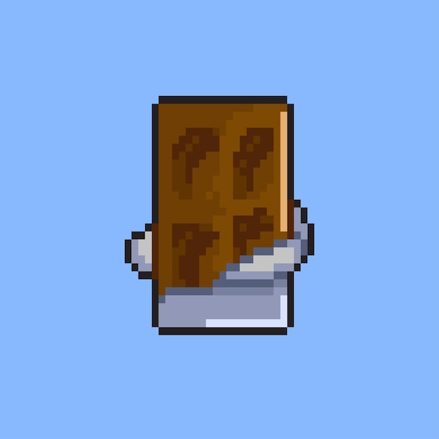 Pixel Art Footprint Emblem on Wooden Plaque | Jiffy Designs