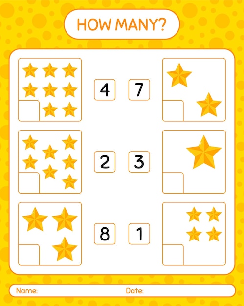 Counting Stars: A Playful Math Activity | Jiffy Designs