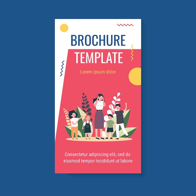 Vibrant Family Brochure Template for Memorable Moments | Jiffy Designs