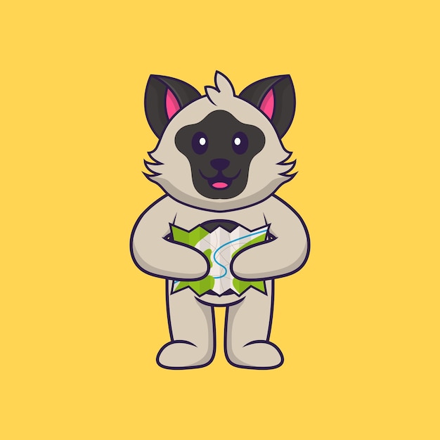 Delightful Siamese Cat Character with Playful Pose | Jiffy Designs