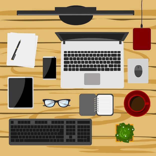 Productive Workspace with Modern Tech Gadgets and Accessories | Jiffy ...