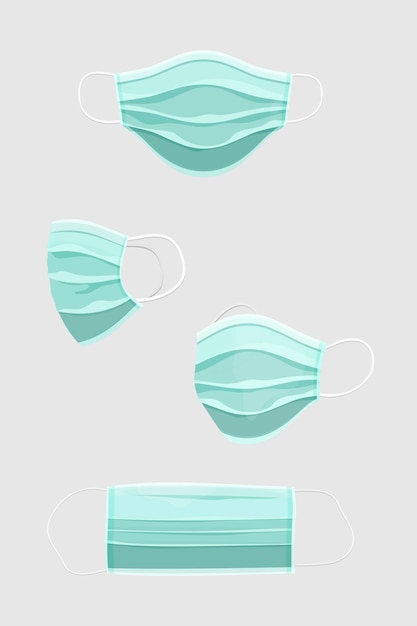 Vibrant Mint Green Medical Face Mask Collection | Jiffy Designs
