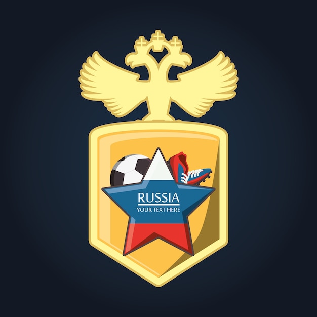 Vibrant Russian Emblem with Iconic Imagery | Jiffy Designs
