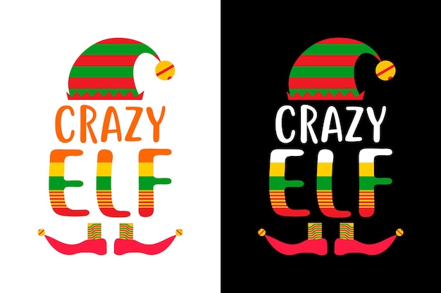Vibrant and Whimsical Crazy Elf Design | Jiffy Designs