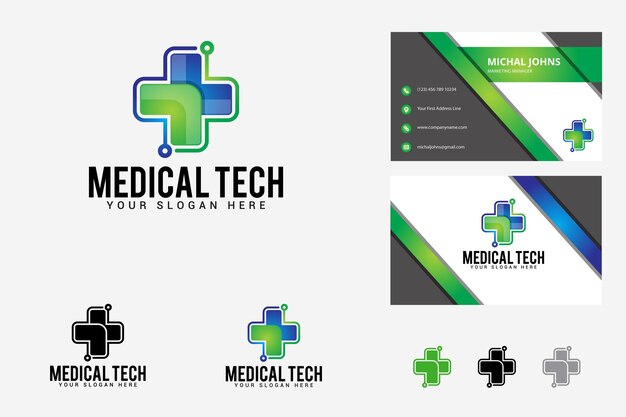 Innovative Medical Technology Symbol with Green Accents | Jiffy Designs