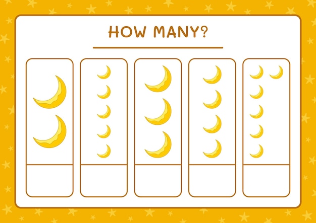 Counting Crescent Moons: A Playful Math Activity | Jiffy Designs