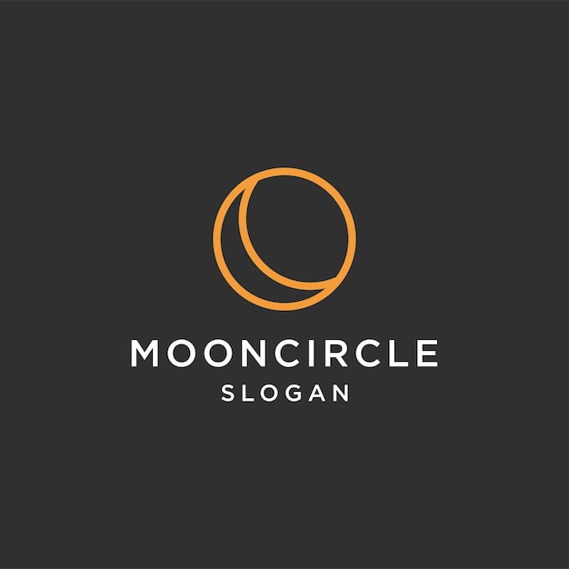 Elegant Crescent Moon Symbol with Minimalist Slogan | Jiffy Designs