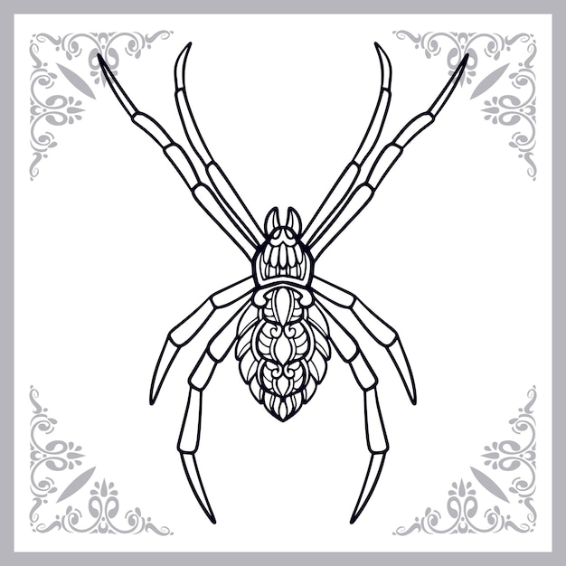 Intricate Arachnid Illustration: Detailed Spider Design | Jiffy Designs