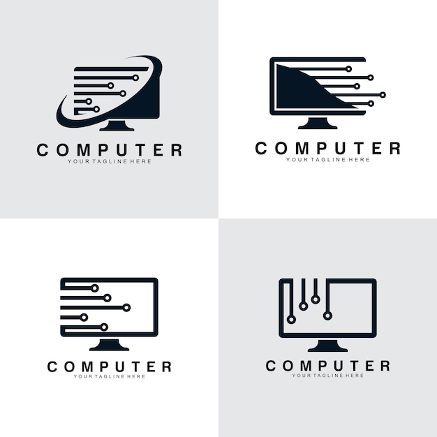 Sleek and Streamlined Computer Icons in Minimalist Design | Jiffy Designs