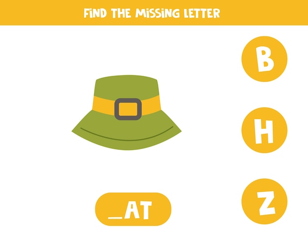 Discover the Missing Letter in the Leprechaun Hat | Jiffy Designs
