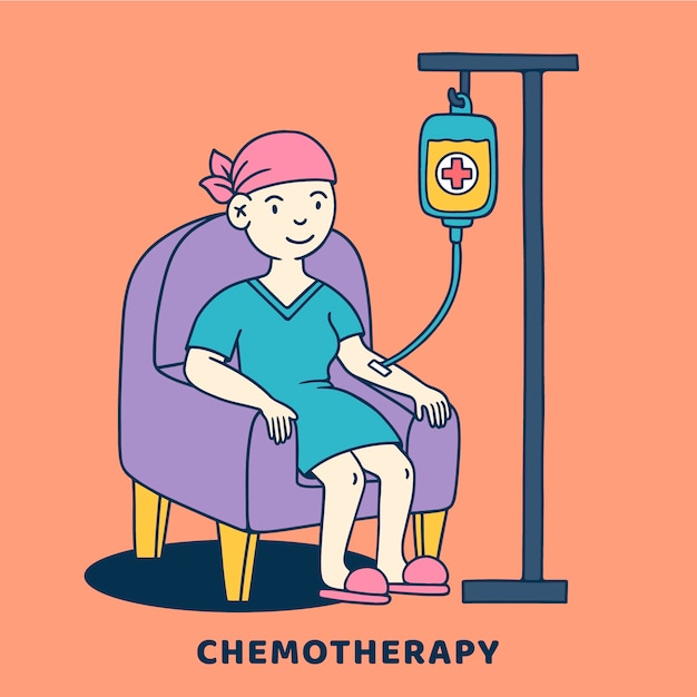 Cheerful Patient Undergoing Chemotherapy Treatment | Jiffy Designs