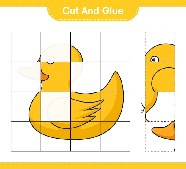 Cheerful Yellow Duck Puzzle for Kids | Jiffy Designs