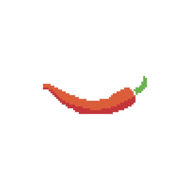 Vibrant Pixel Art Chili Pepper | Jiffy Designs