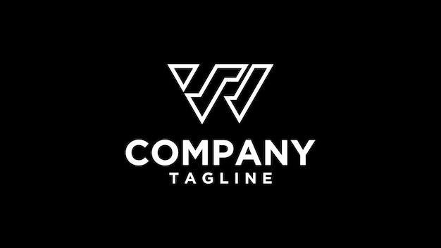 Striking Monogram Logo with Bold Typographic Tagline | Jiffy Designs