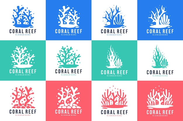 Vibrant Coral Reef Designs in Diverse Color Schemes | Jiffy Designs
