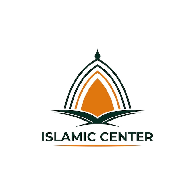 Elegant Islamic Center Logo with Crescent and Dome | Jiffy Designs