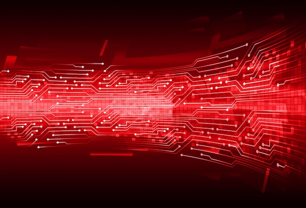 Captivating Crimson Circuits: A Dynamic Digital Landscape | Jiffy Designs