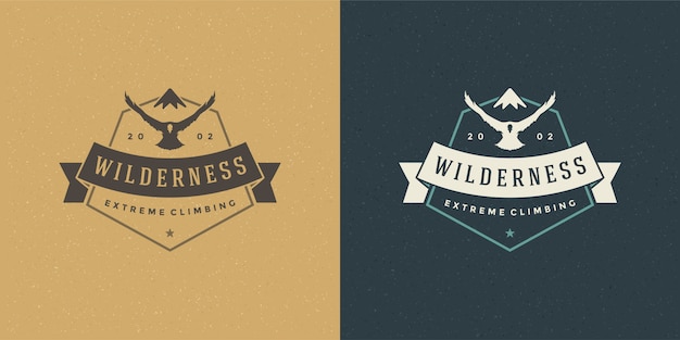 Rugged Wilderness Extreme Climbing Adventure Badge | Jiffy Designs