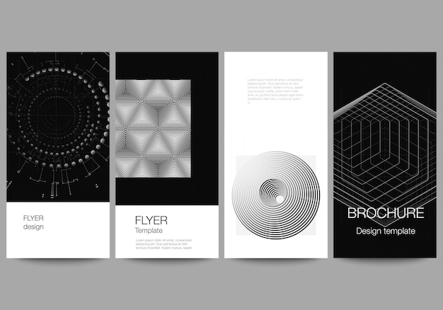 Geometric Patterns and Minimalist Designs: Striking Brochure Template ...