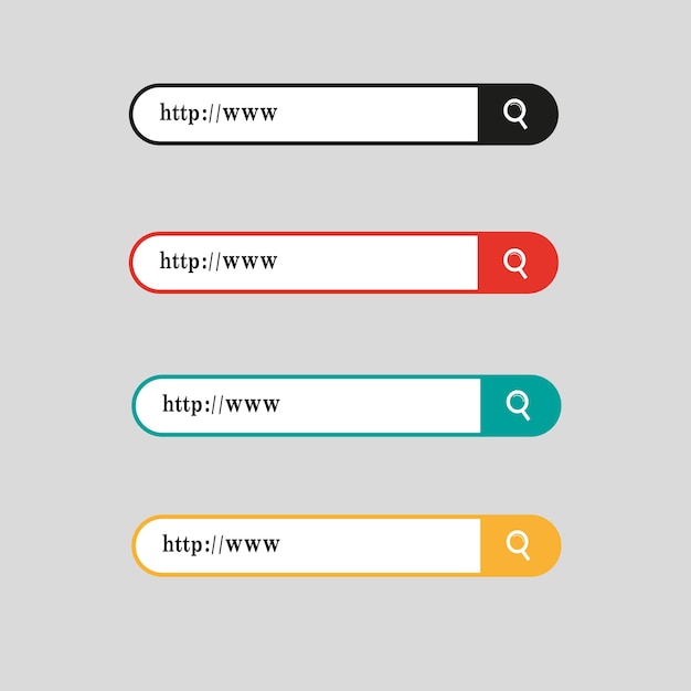 Vibrant Collection of Versatile Website Search Bar Designs | Jiffy Designs