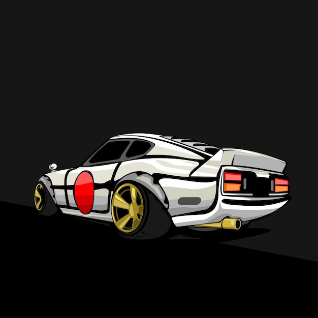 Retro-Inspired Sports Car with Bold Geometric Shapes | Jiffy Designs