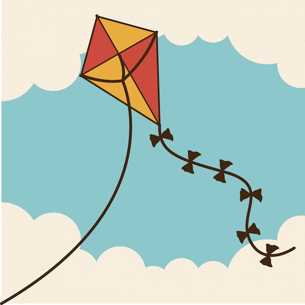Whimsical Kite Flying Adventure with Stick Figure Characters | Jiffy ...