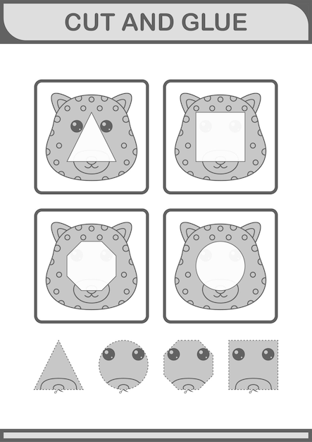 Charming Leopard-Inspired Cut and Glue Craft Collection | Jiffy Designs